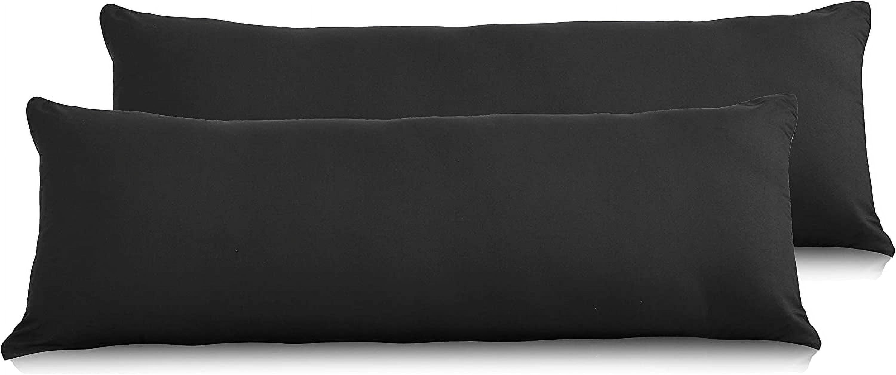 Evolive Soft Brushed Premium Microfiber Body Pillow Cover 21"x54 ...