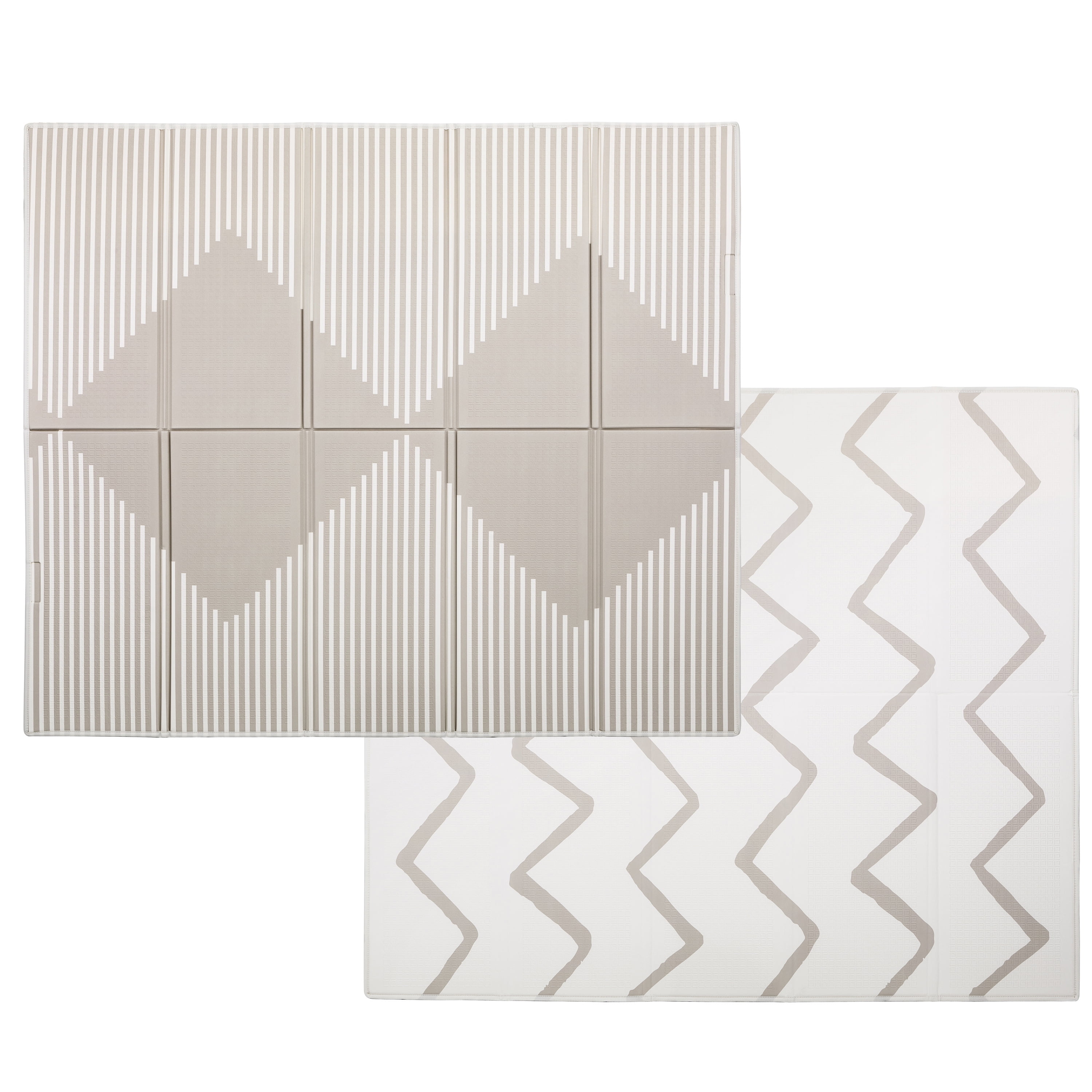 Evolur CozyCush Reversible Non-Toxic Baby Kids Playmat, Almond Buff ...