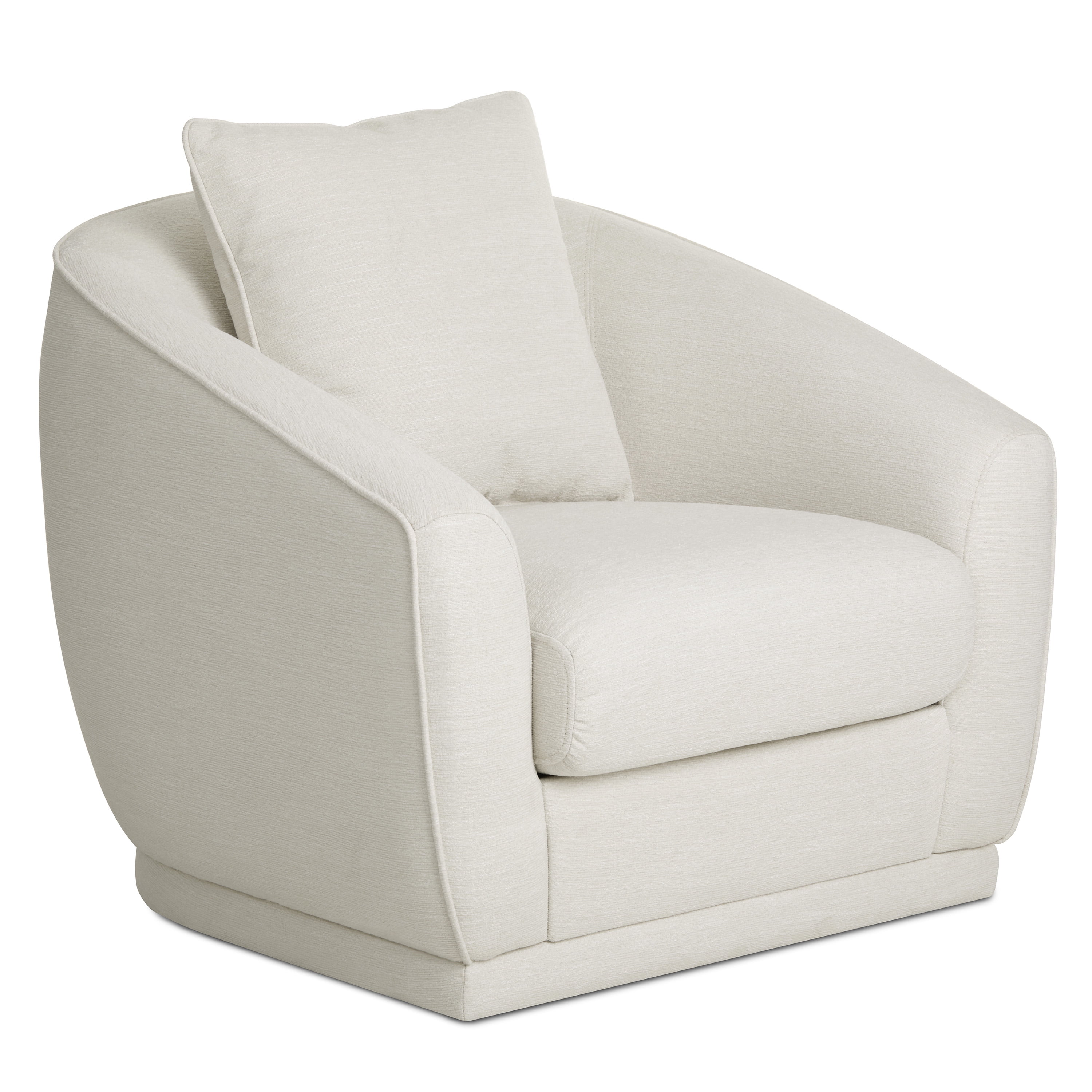 Evolur Magnolia Swivel Chair, Dandelion - Walmart.com