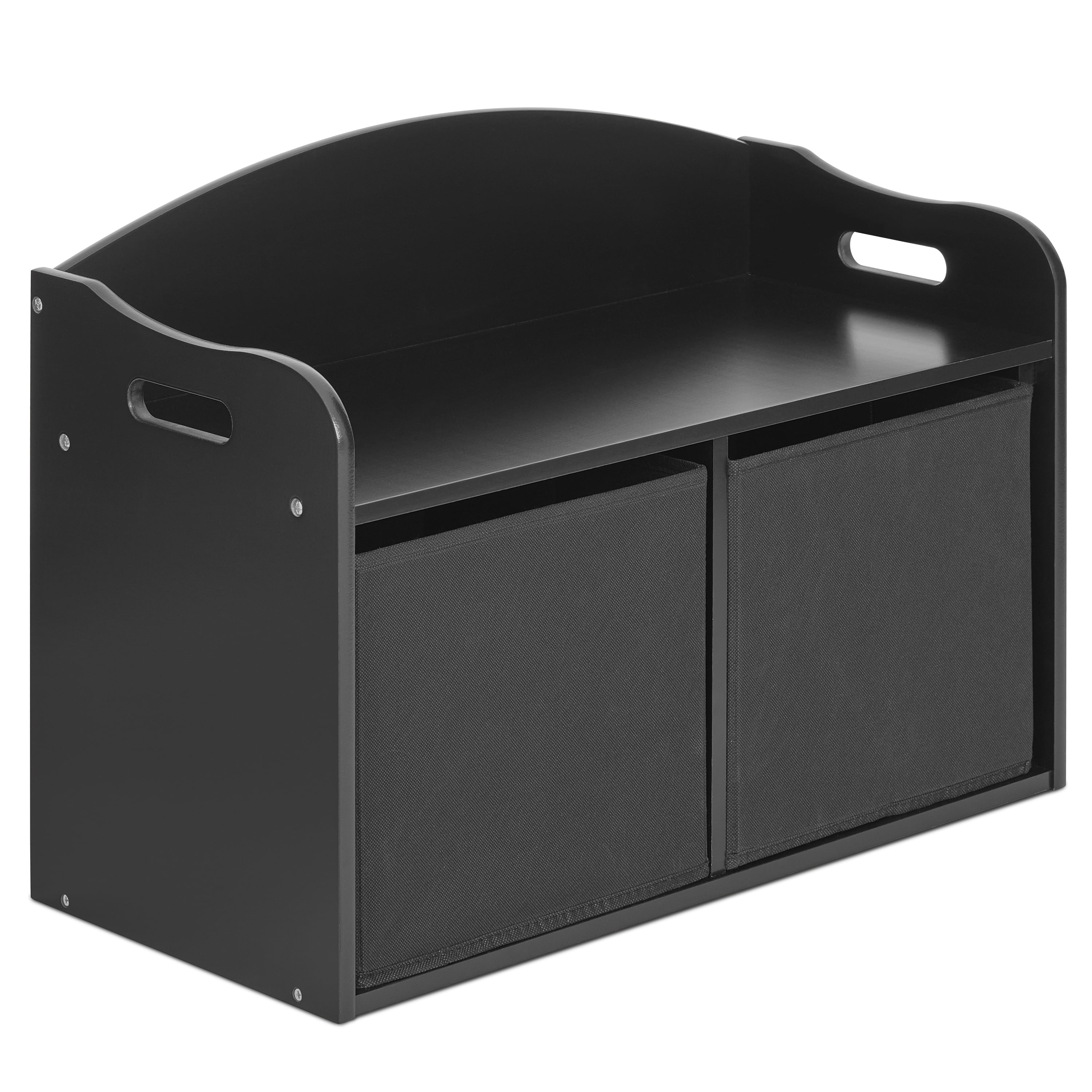 Evolur Playthings Storage Bench, Matte Black - Walmart.com