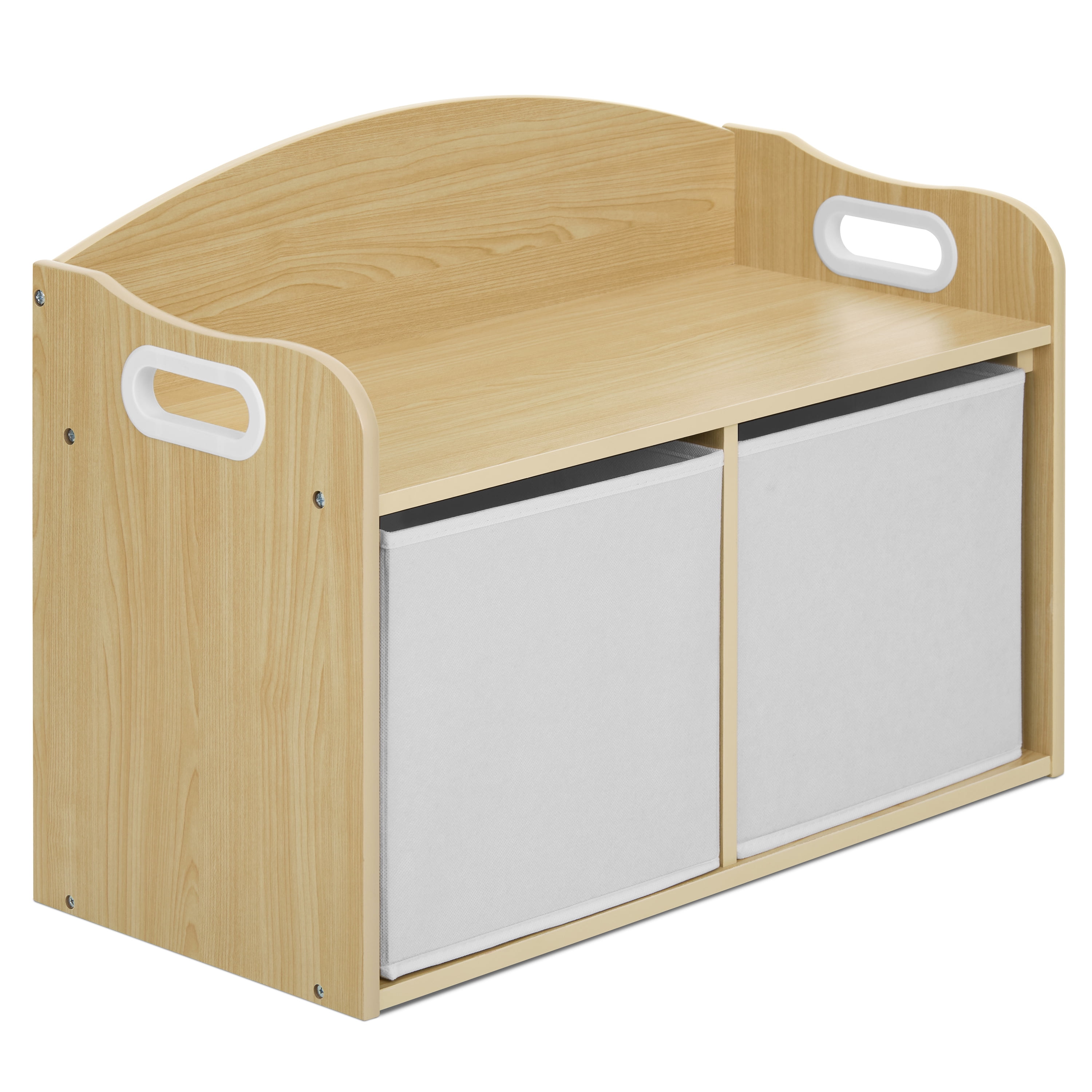 Evolur Playthings Storage Bench, Natural White - Walmart.com