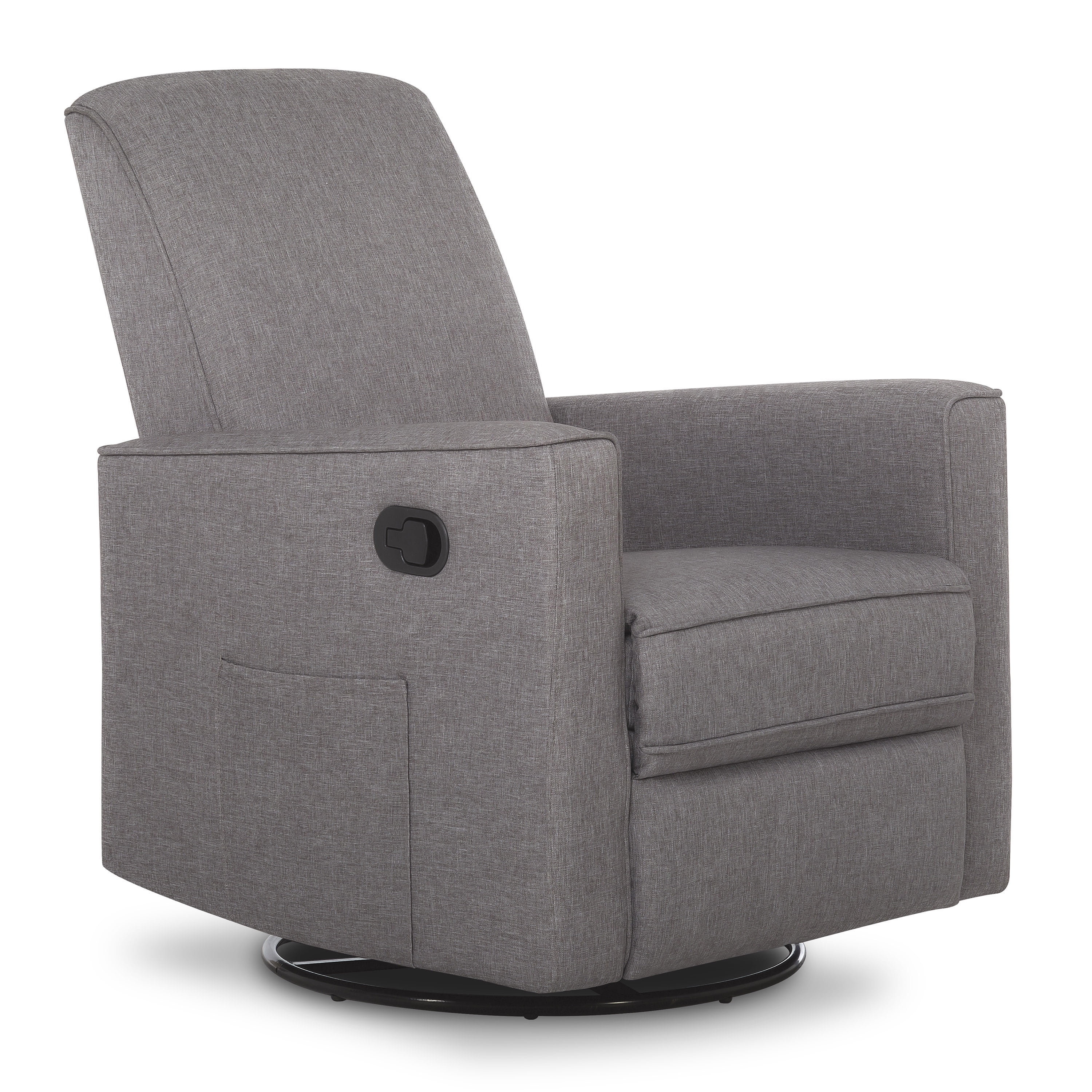 Evolur Raleigh Upholstered Plush Seating Glider Swivel, Rocker ...