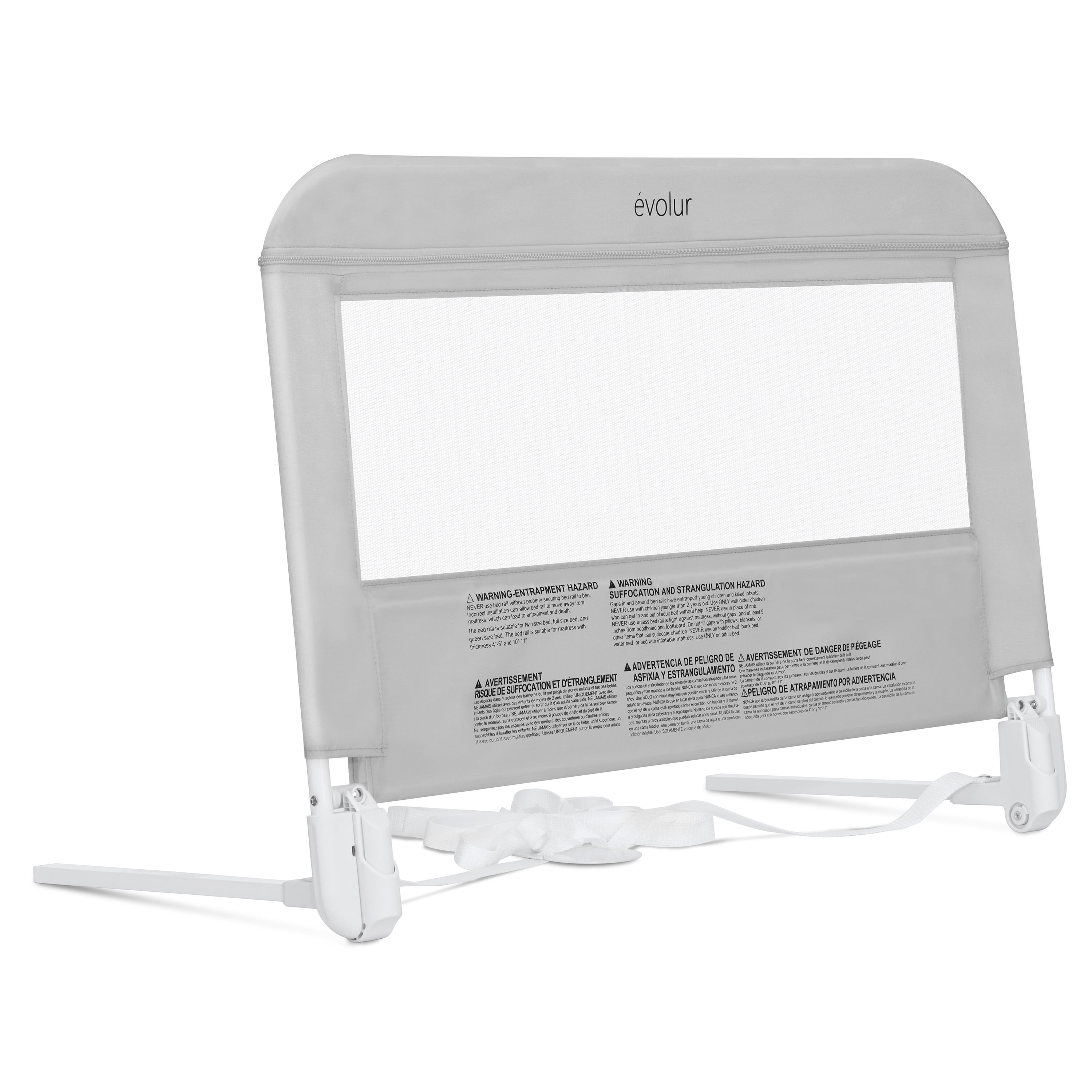 Evolur Snooze Shield Universal Swing-Down Guardrail, Gray - Walmart.com