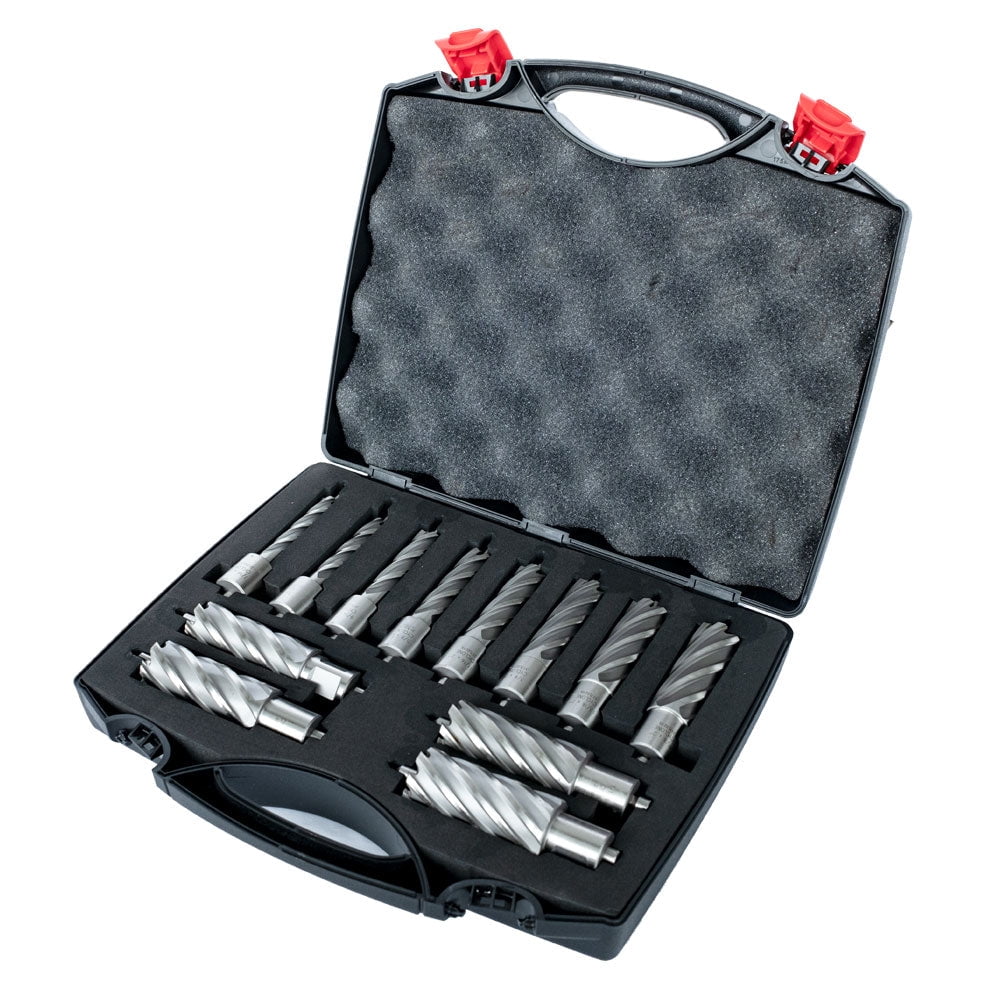Evolution 12pc 2 In. Depth Annular HSS Mag Drill Cutter Set 7/16 To 1-1 ...