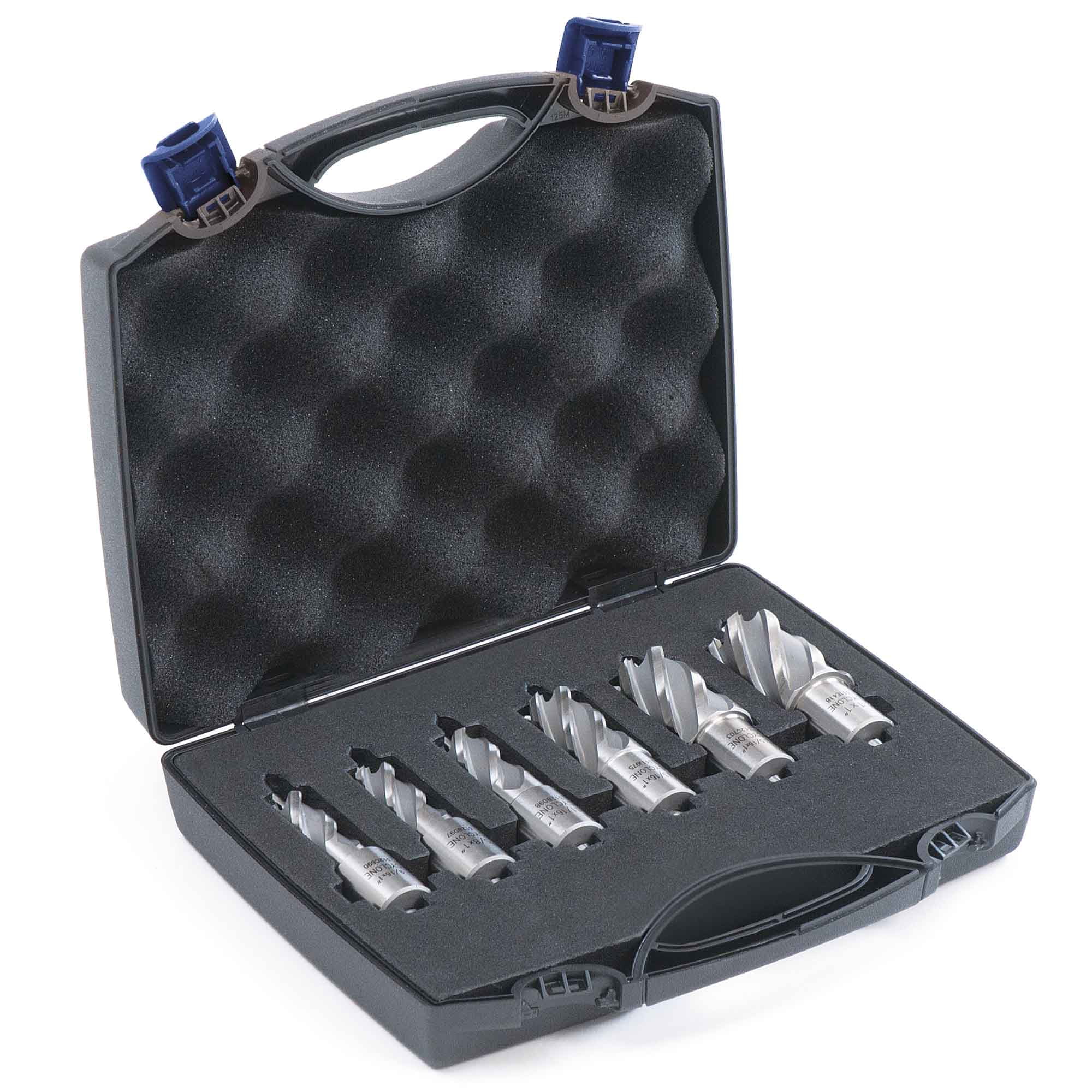 Evolution Metal 6pc Cutter Set, 1 In. Depth, HSS Mag Drill, 9/16 To 1 ...