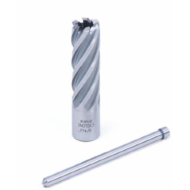 Evolution Cyclone Annular Cutters, 9/16 in Dia, Twist Point, High-Speed ...