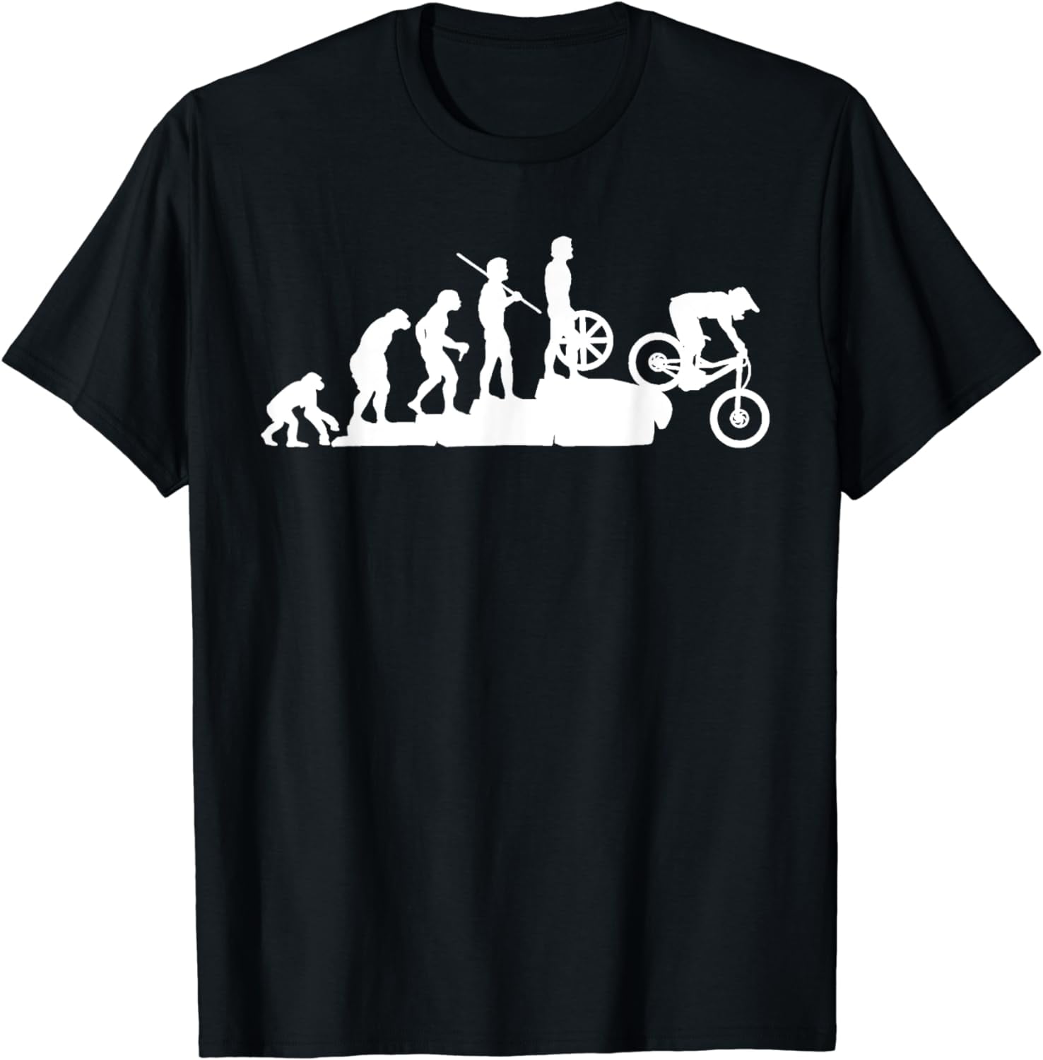 Evolution Downhill Mountain Bike MTB Mountain Biking T-Shirt - Walmart.com