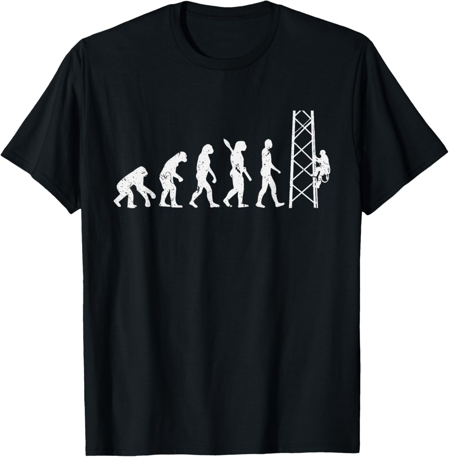 Evolution Electrician Tower Climber T-Shirt - Walmart.com