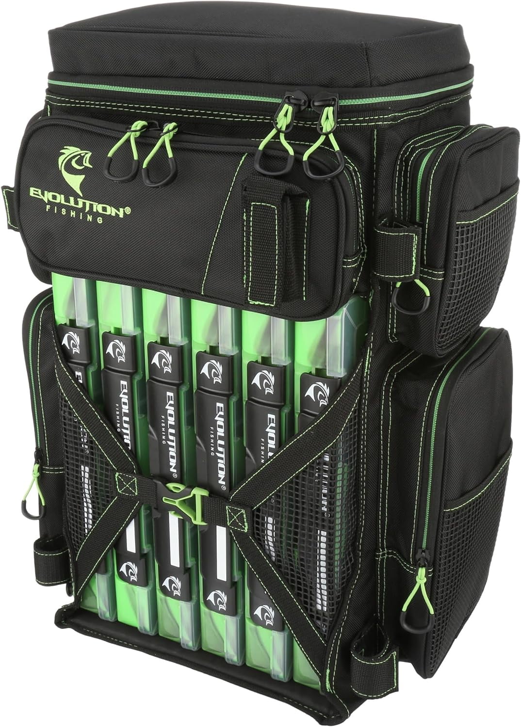 Evolution Fishing Drift Series 3700 Tackle Backpack with QuikLatch ...