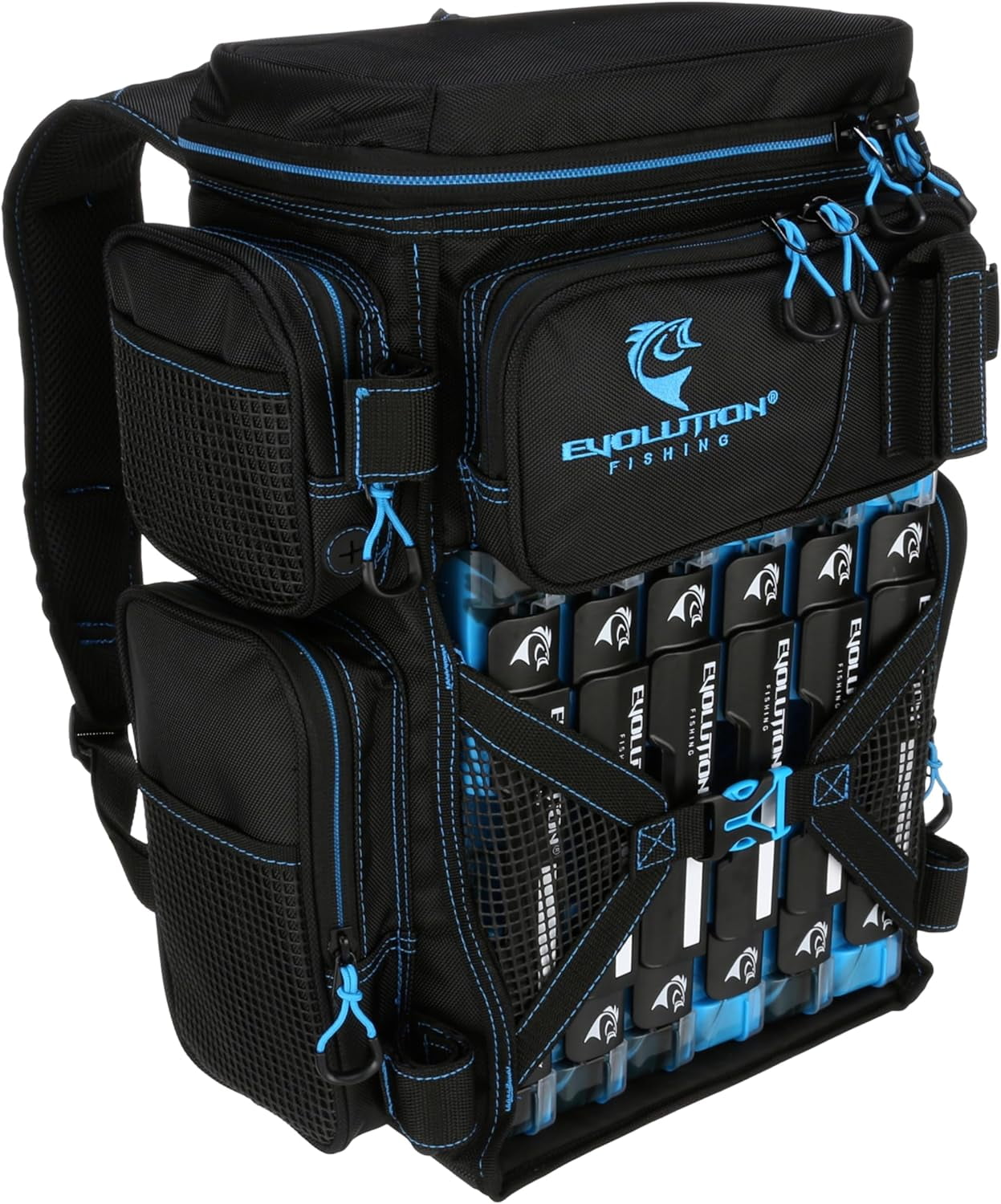 Evolution Fishing Drift Series Tackle Backpack – Blue, 3600 Size ...