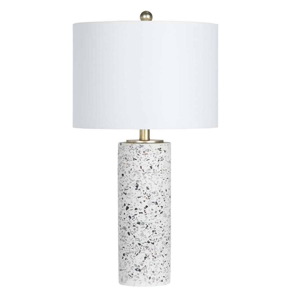 Evolution Modern Kinsley Terrazzo Stone Table Lamp, Multi-Color with ...