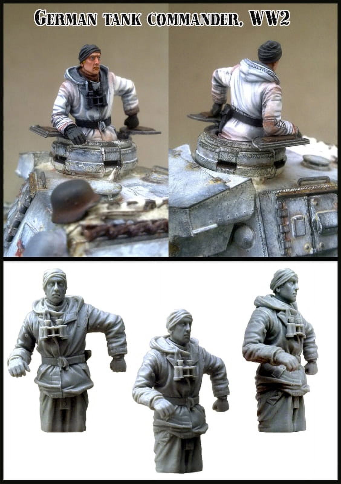 Evolution Miniatures 1:35 WWII German Tank Commander Resin Figure Kit # ...