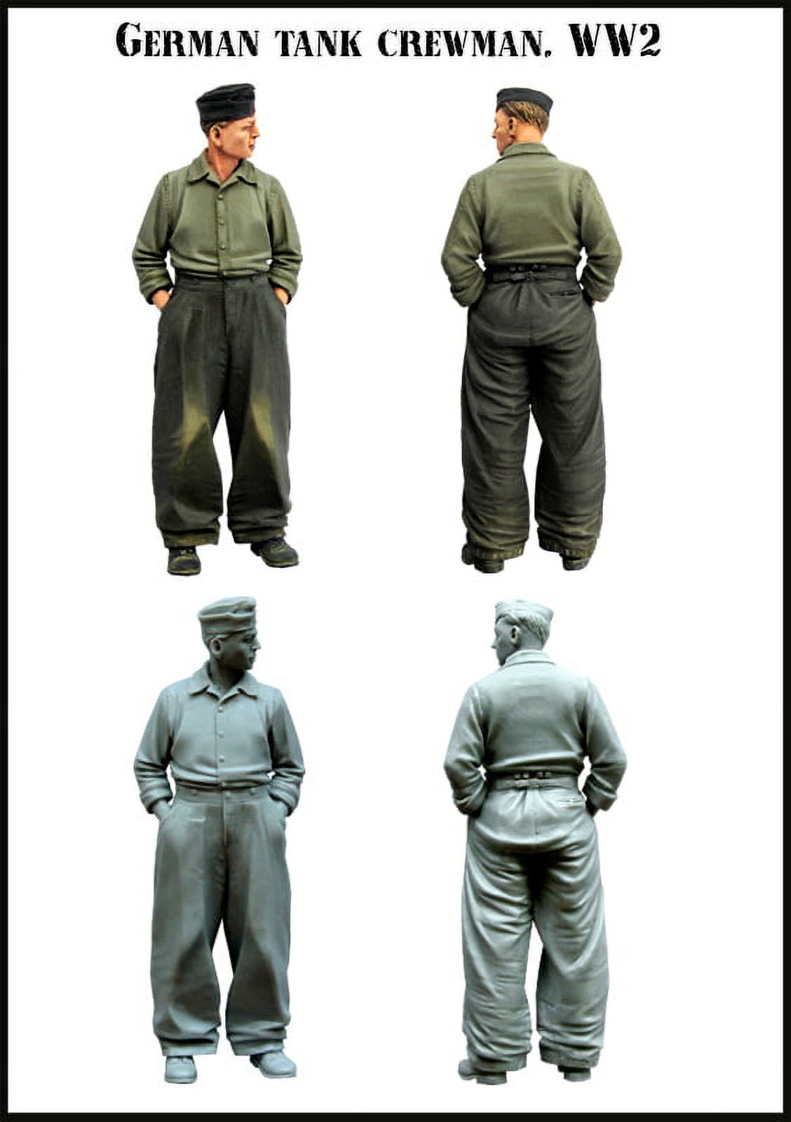 Evolution Miniatures 1:35 WWII German Tank Crewman Resin Figure Kit #EM ...
