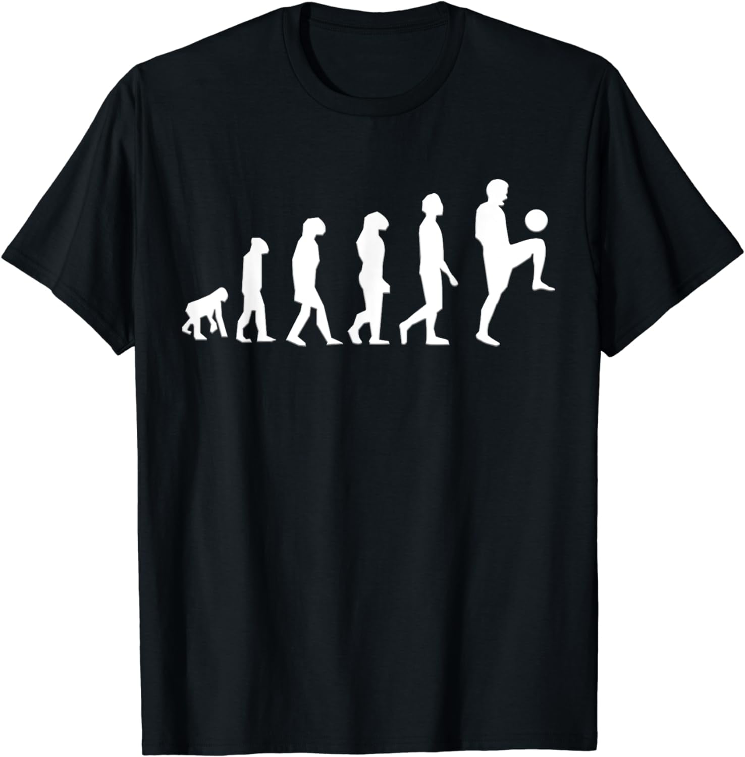 Evolution Of Man To Soccer Player Soccer Lover Funny T-Shirt - Walmart.com