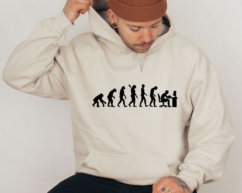 Evolution Of Programmer Hoodie Born To Coding Hoodie Funny Programmer Hoodie Programmer