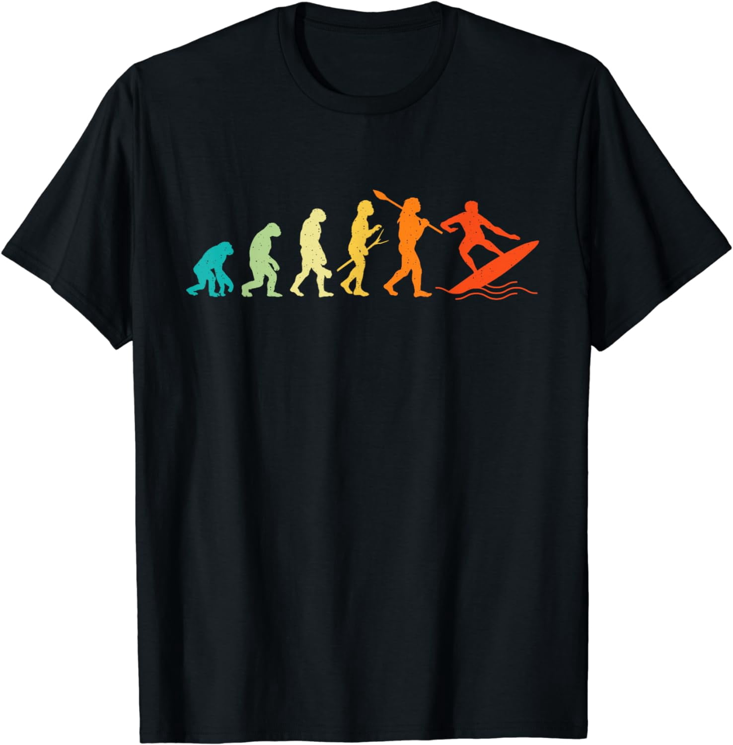 Evolution Of Surfers - Surfboard Surfboarder Surfing T-Shirt - Walmart.com