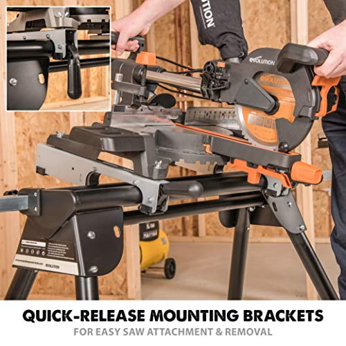 Evolution Power Tools EVOMS1 Miter Saw Stand Compact & Folding ...