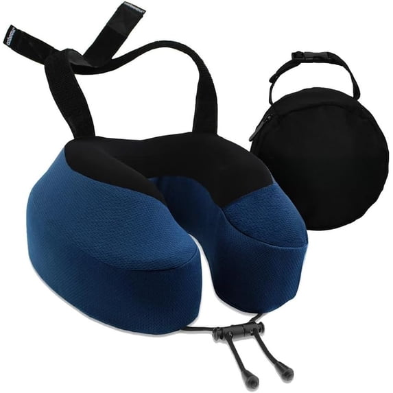 Evolution S3 Travel Pillow - Straps to Airplane Seat - Ensures Your Won ...