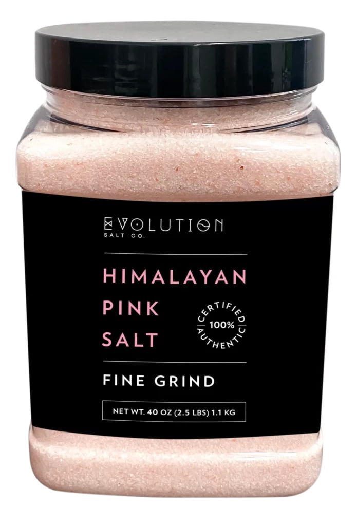 Evolution Salt Co. Himalayan Pink Salt Fine Grind 40oz - Walmart.com