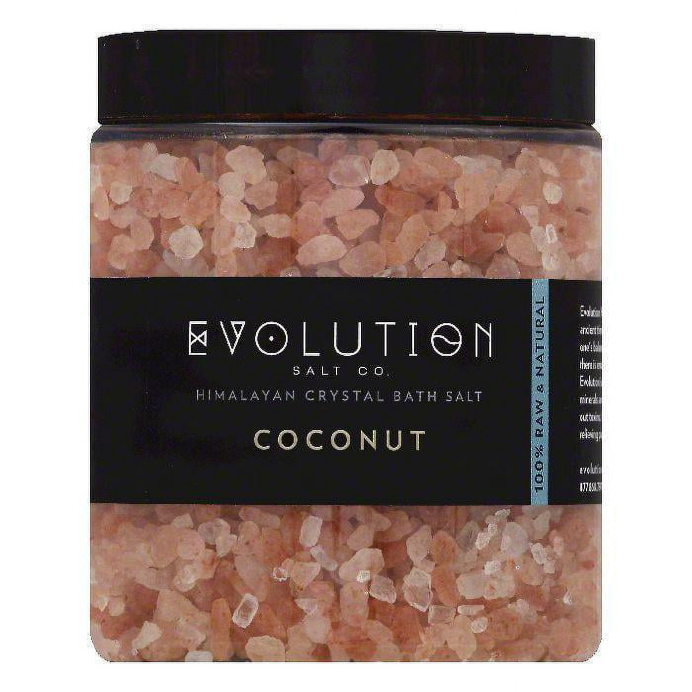 Evolution Salt Coconut Himalayan Crystal Bath Salt, 26 OZ - Walmart.com