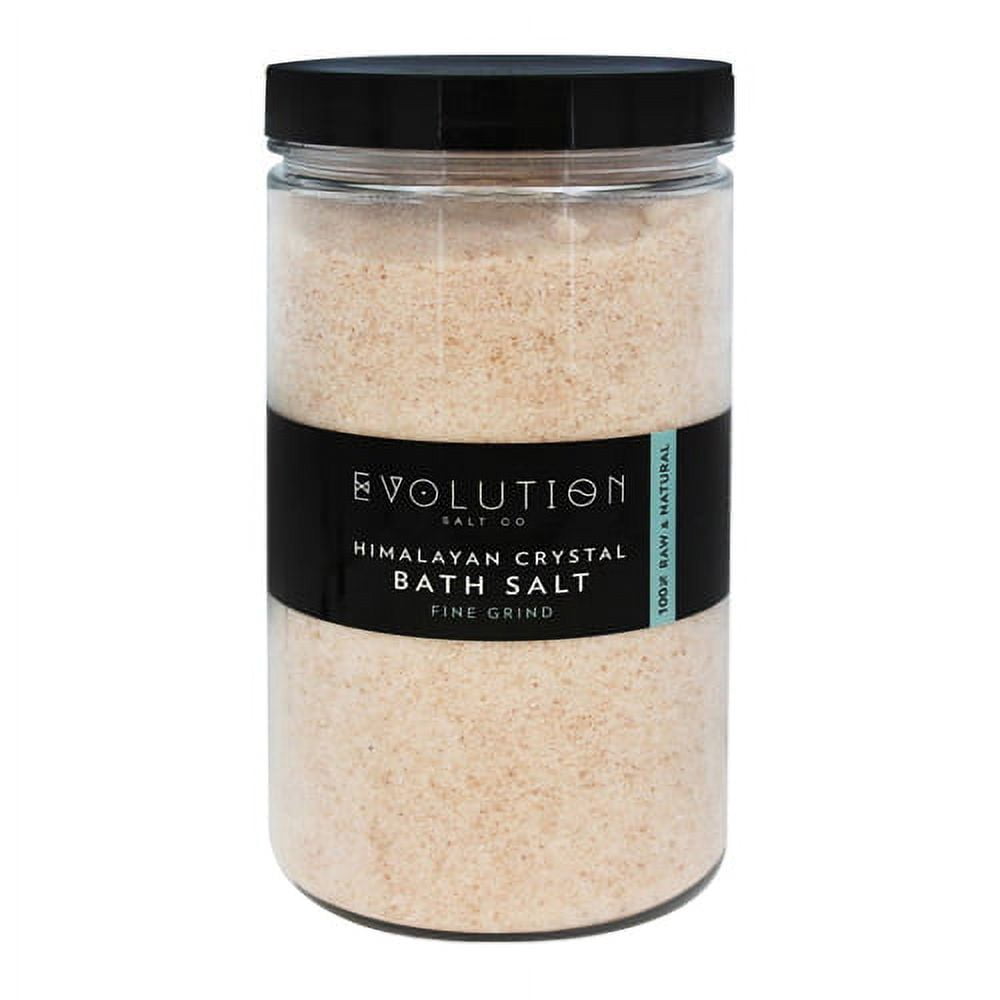 Evolution Salt Himalayan Fine Grind Crystal Bath Salt, 40 oz, 2 Pack ...
