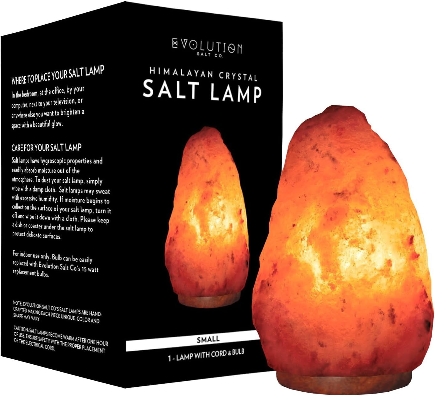 Evolution Salt Himalayan Natural Cystal Salt Lamp - Walmart.com