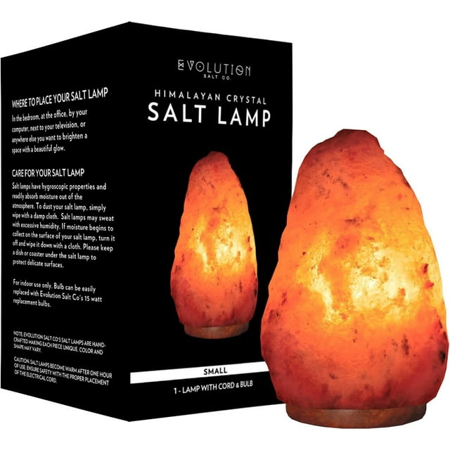 Evolution Salt - Natural Crystal Himalayan Salt Lamp 4-6 lbs - Walmart.com