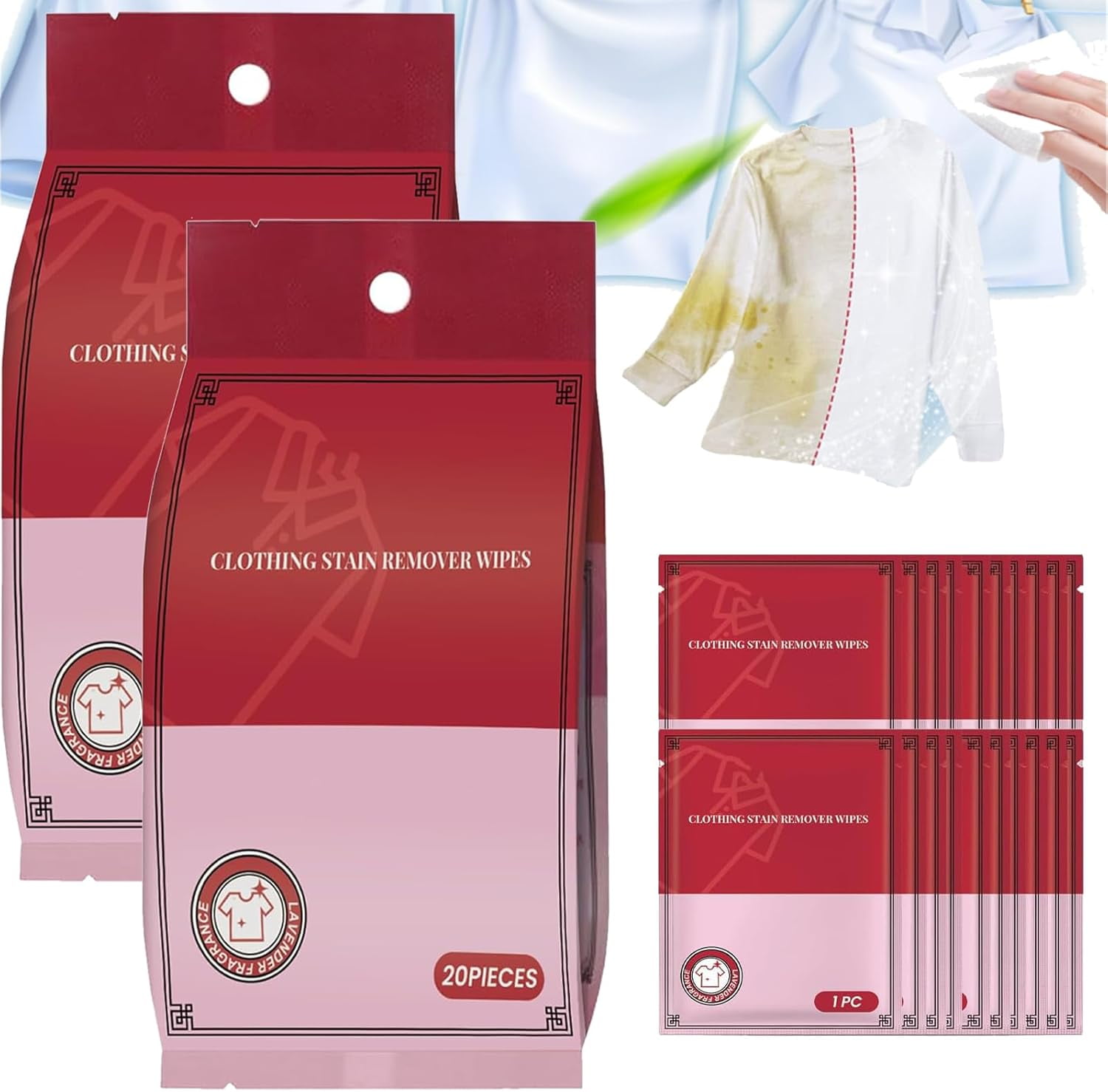 Evolution Stain Remover Wet Wipes, Clothing Stain Removal Wet Wipes ...