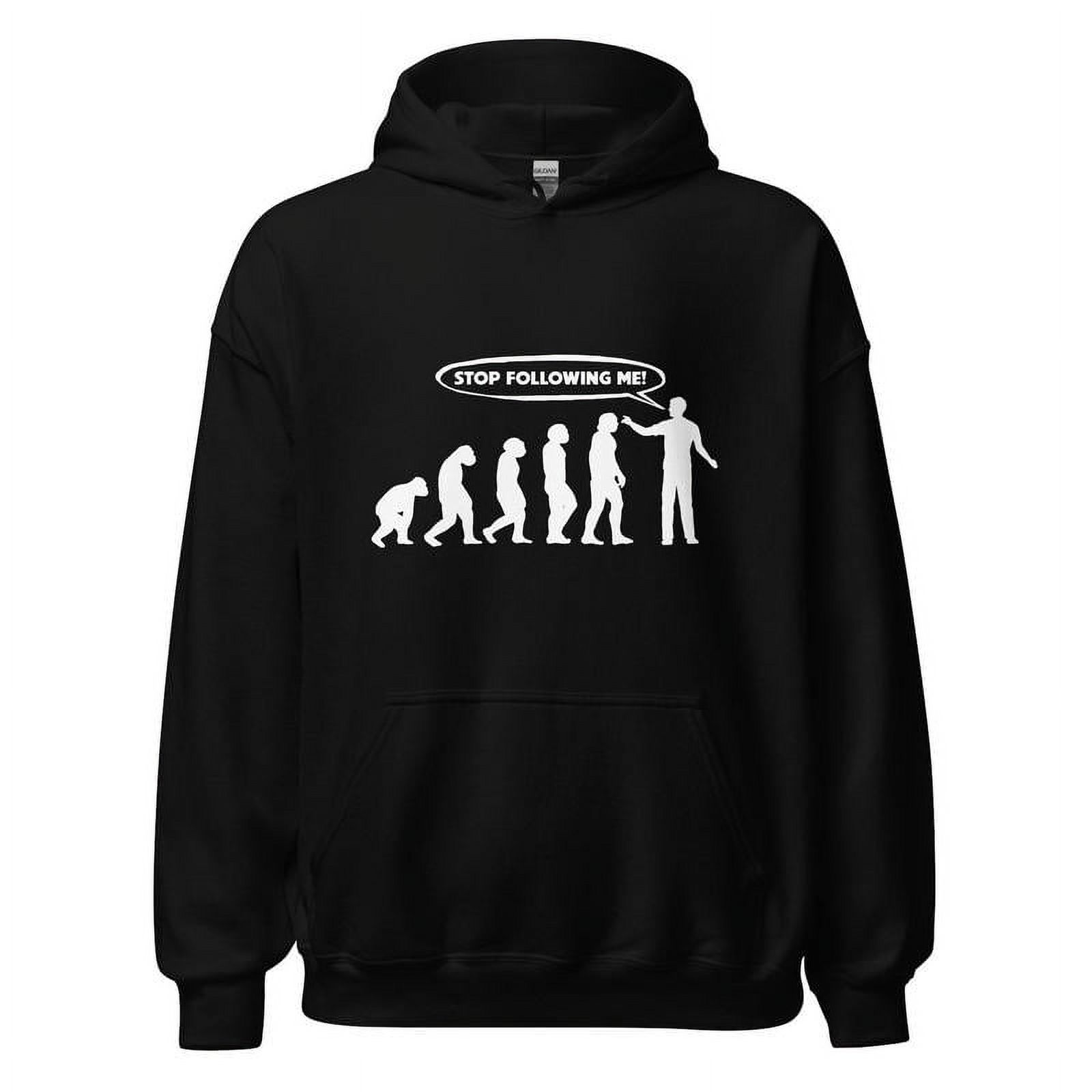 Evolution . Stop Following Me . Funny Graphic . Science . Comfort Tops ...