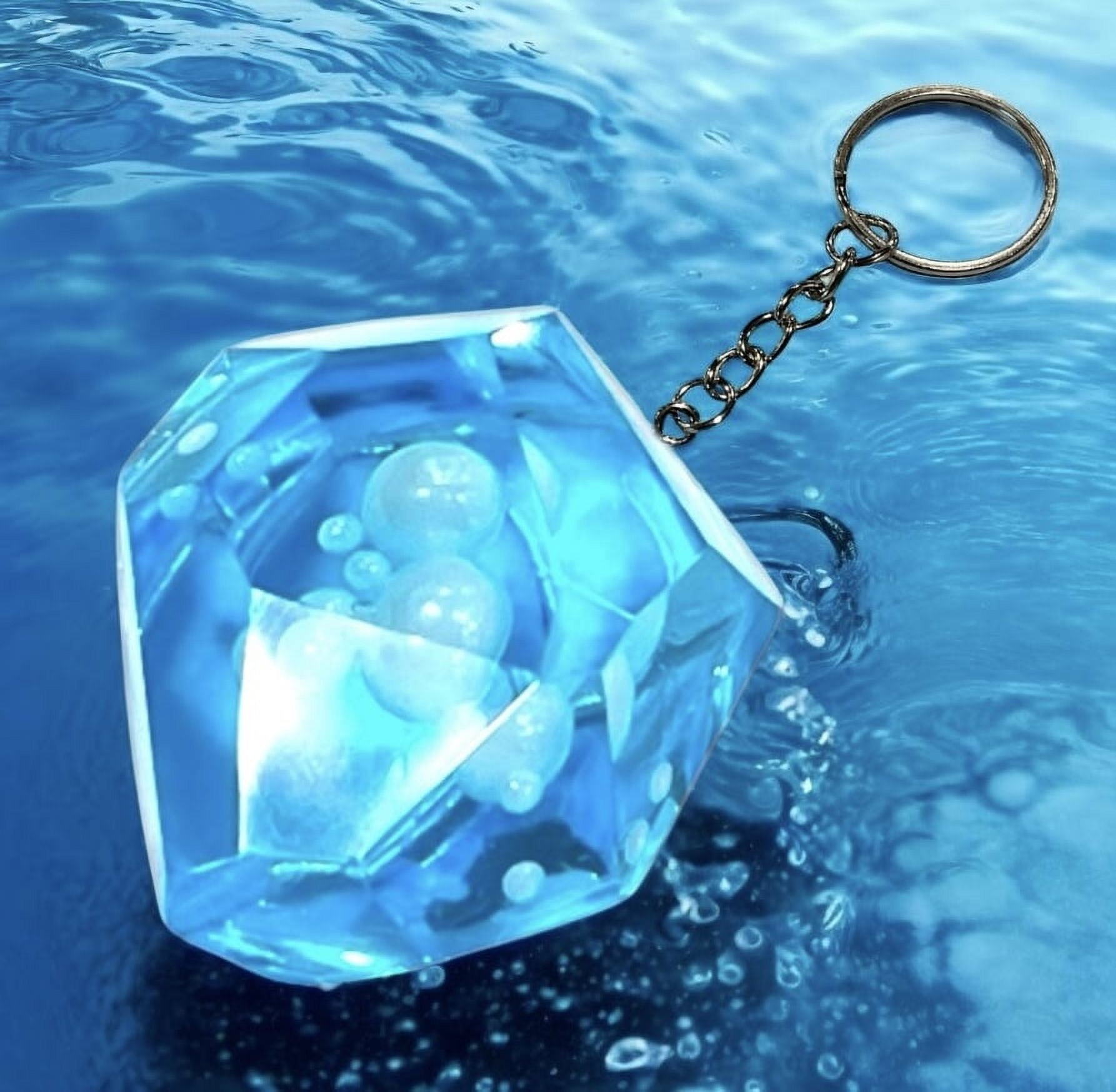 Evolution Water Stone Keychain - TCG, Resin Prop, Custom Gift ...