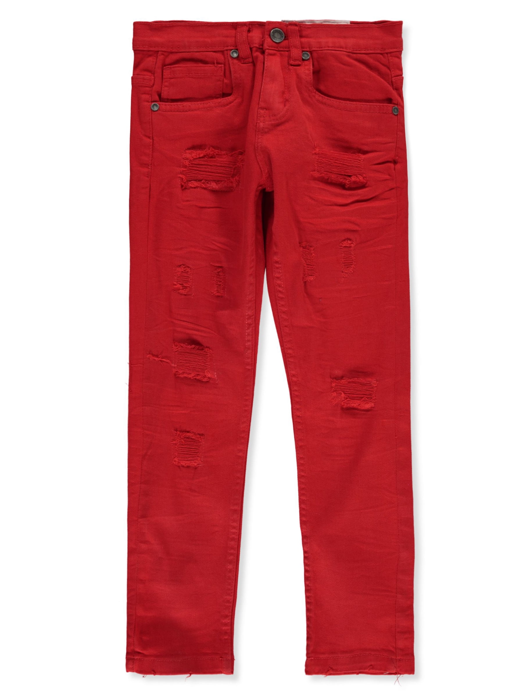 Evolution in Design Boys' Rip Jeans - red, 14 (Big Boys) - Walmart.com