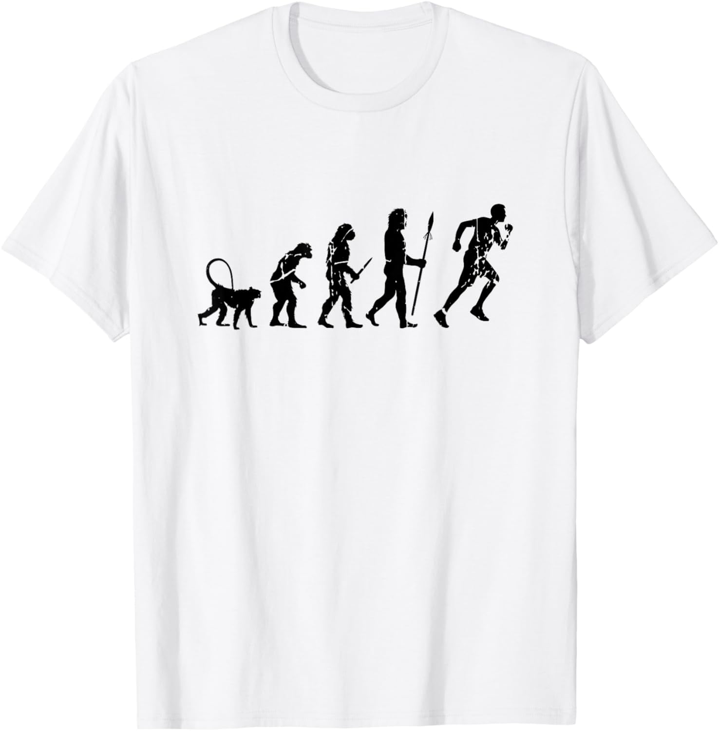 Evolution of A Runner Running Enthusiast Marathon T-Shirt - Walmart.com