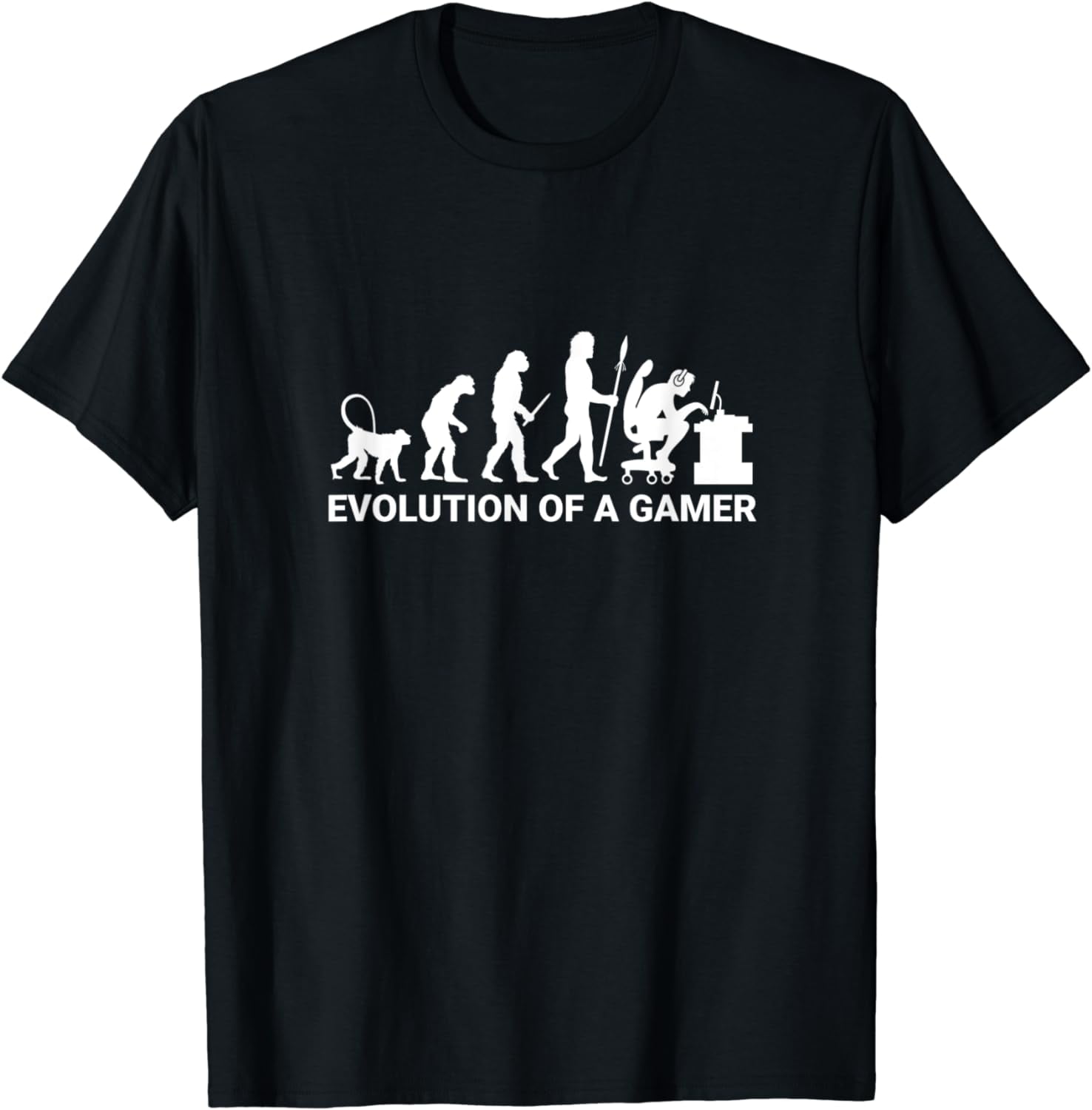 Evolution of a Gamer T-Shirt - Walmart.com