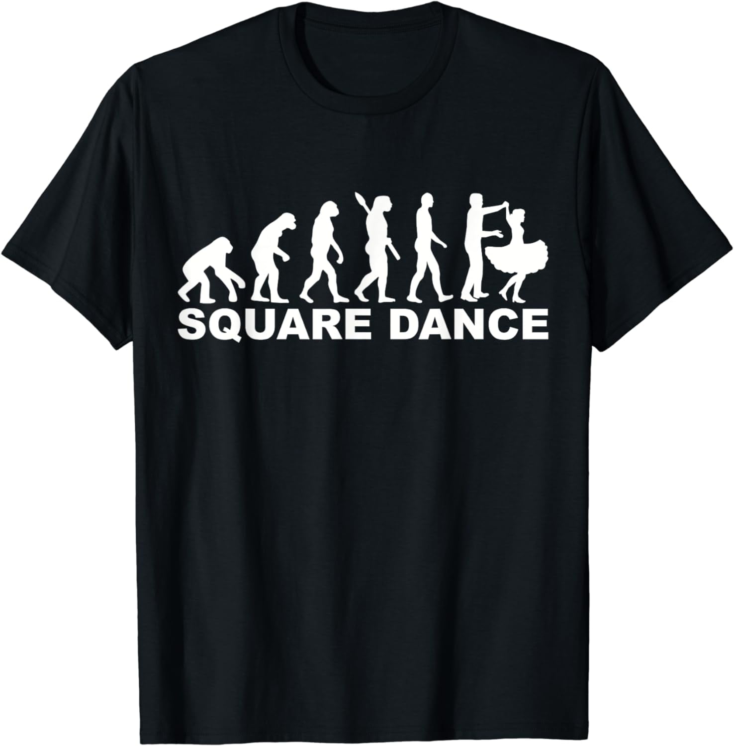 Evolution square dance T-Shirt - Walmart.com