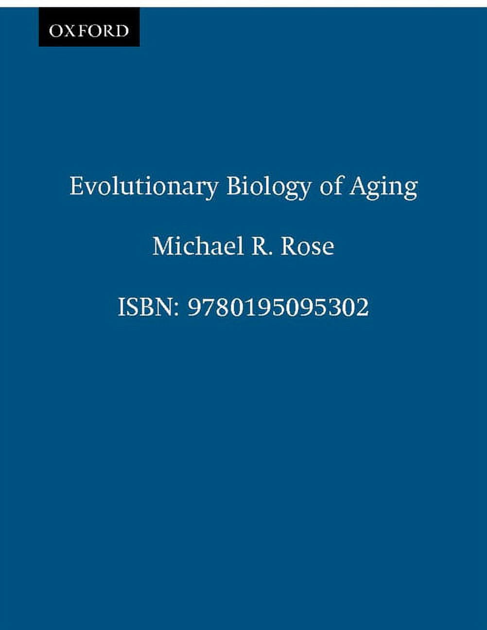 Evolutionary Biology of Aging, (Paperback) - Walmart.com