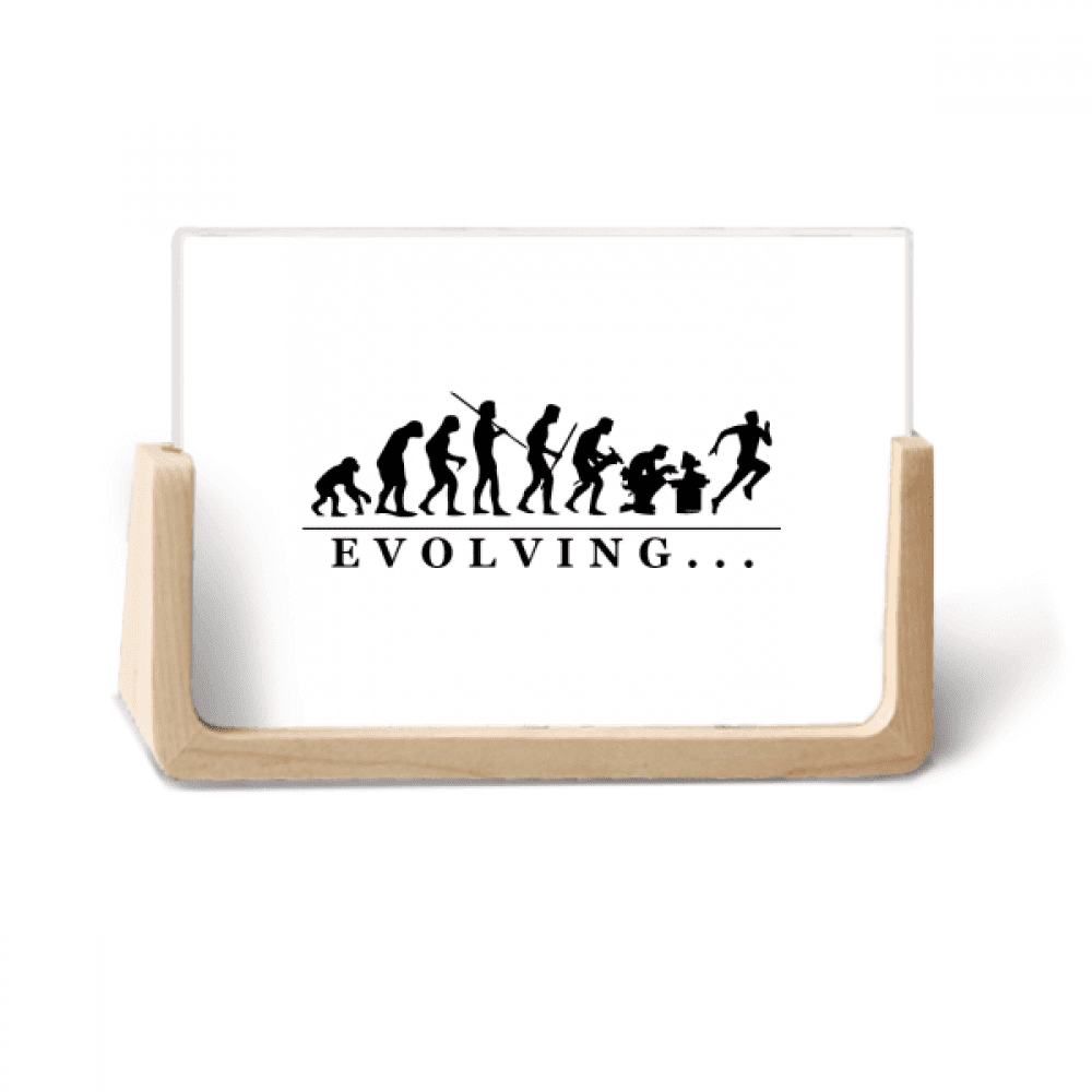 Evolutionary Monkey Human Movement Photo Wooden Photo Frame Tabletop ...