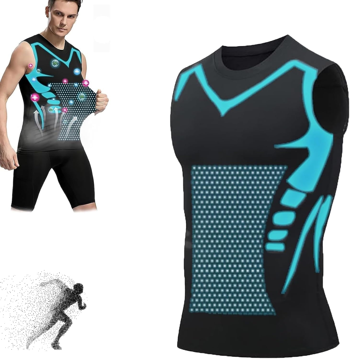 Evolv-Off Compression Shirt, V-Boost 2025 New Version Ionic Shaping ...