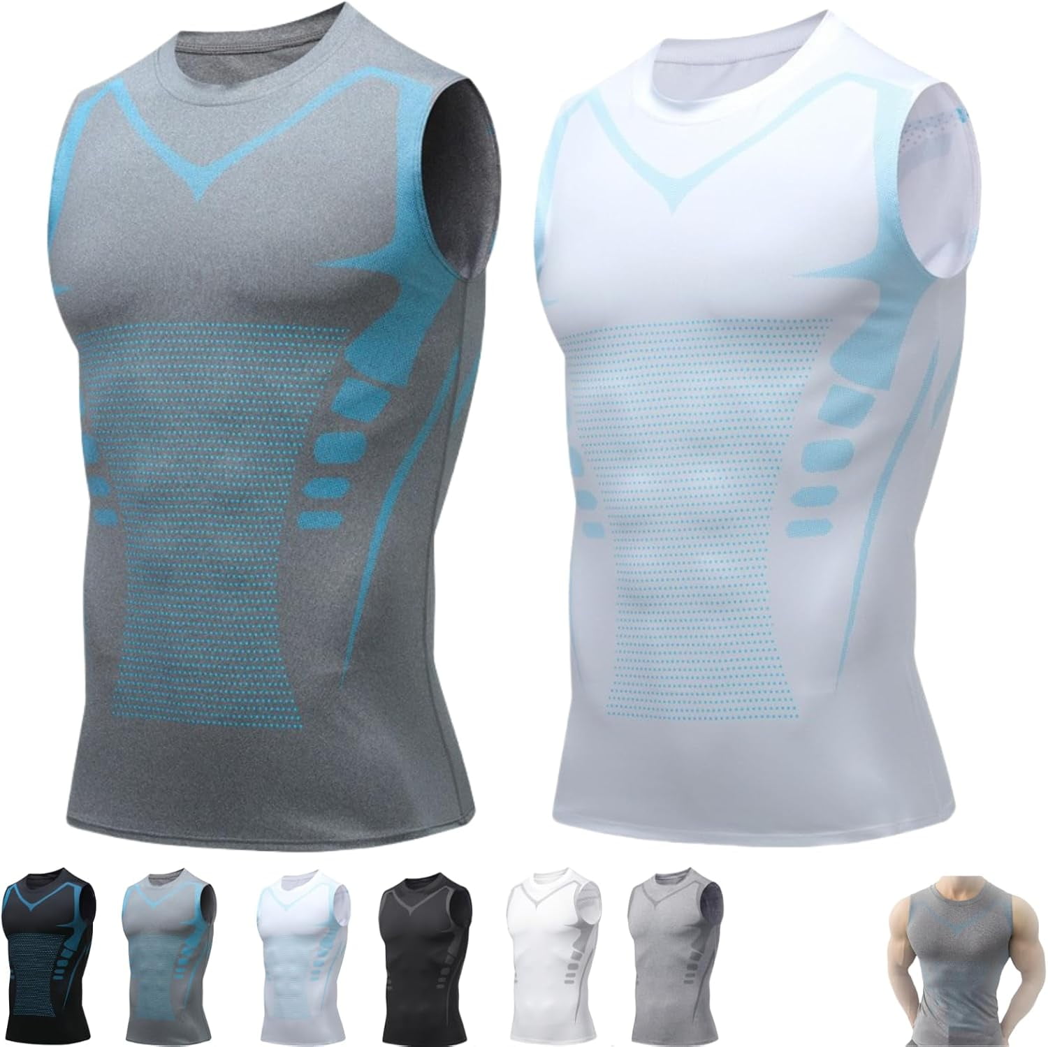 Evolv V Boost Men Shirt, 2025 New V Boost Shape Wear Shirt Men, Version ...