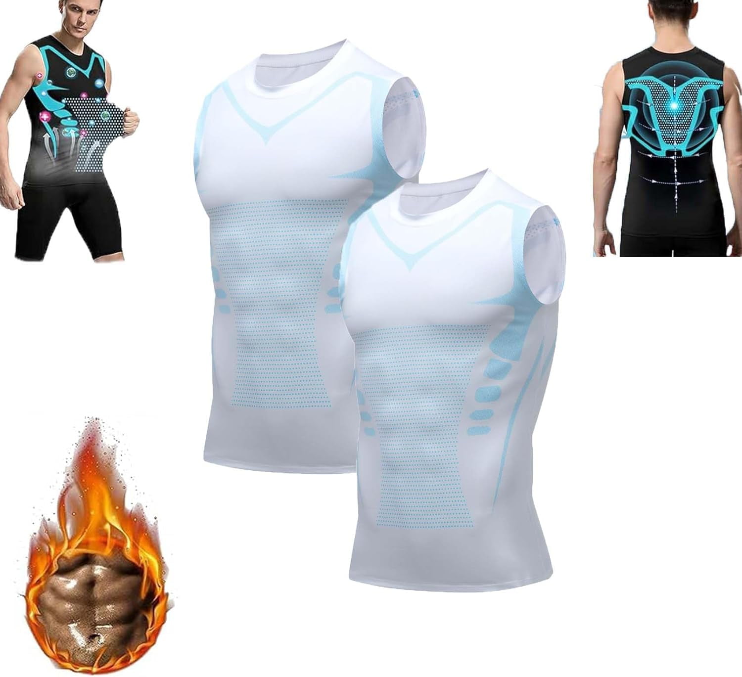 Evolv V Boost Men Shirt, 2025 Upgraded Compression Shirt, Confidence ...