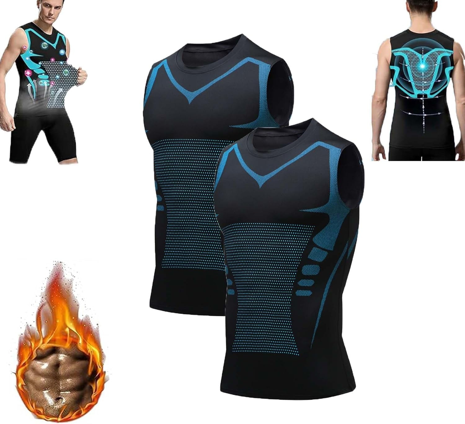 Evolv V Boost Men Shirt, 2025 Upgraded Compression Shirt, Confidence ...