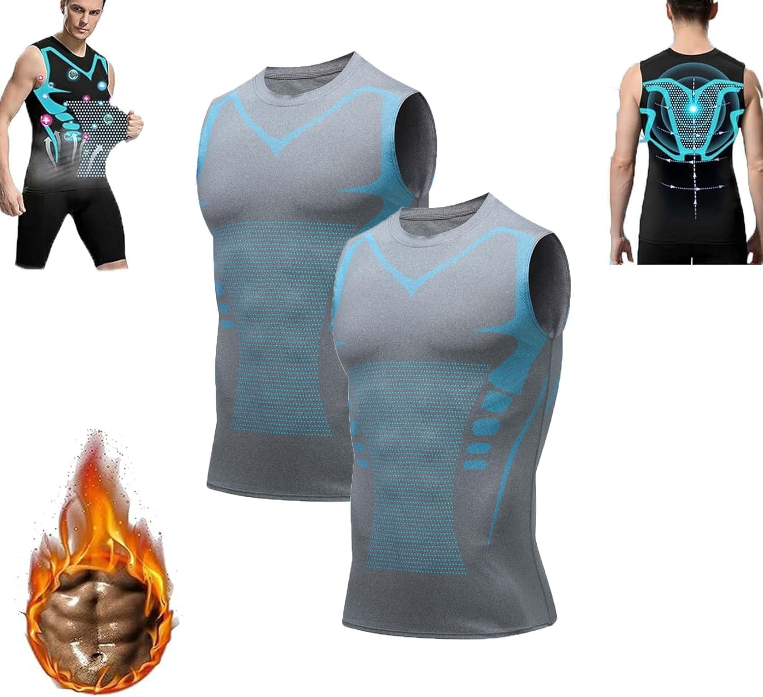 Evolv V Boost Men Shirt, 2025 Upgraded Compression Shirt, Confidence ...