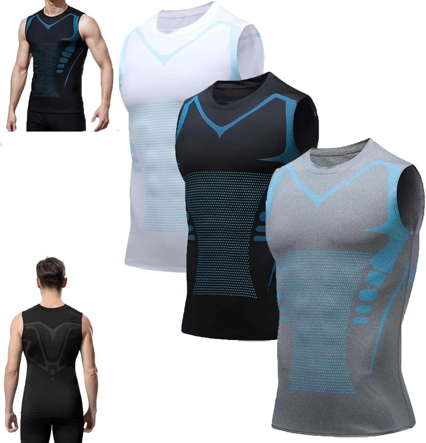 Evolv V Boost Men Shirt, 2025 Upgraded Men Compression Shirt ...