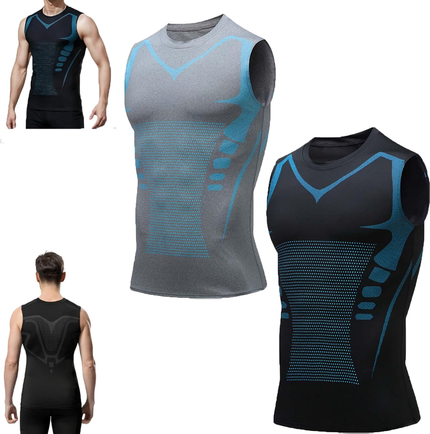 Evolv V Boost Men Shirt, 2025 Upgraded Men Compression Shirt ...