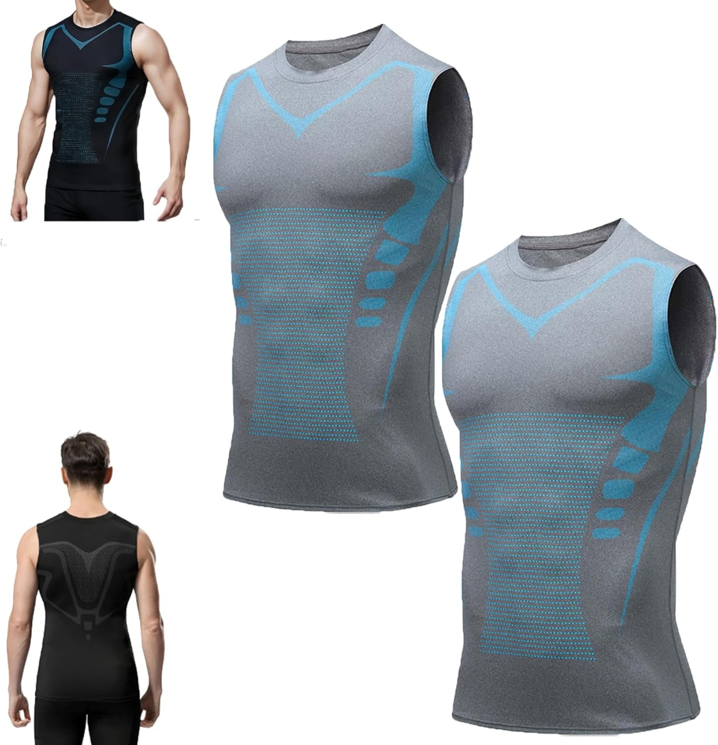 Evolv V Boost Men Shirt, 2025 Upgraded Men Compression Shirt ...
