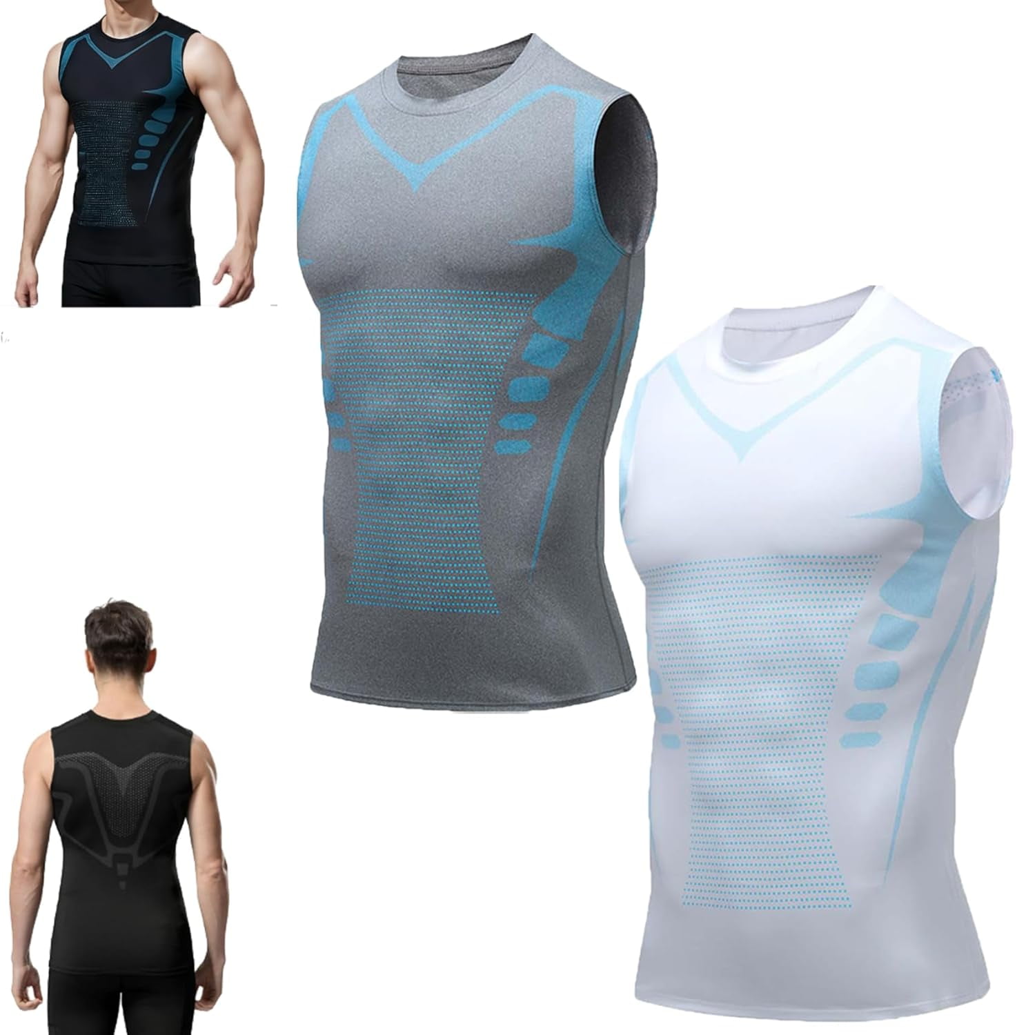 Evolv V Boost Men Shirt, 2025 Upgraded Men Compression Shirt, Confidence, Energy and Strength ...