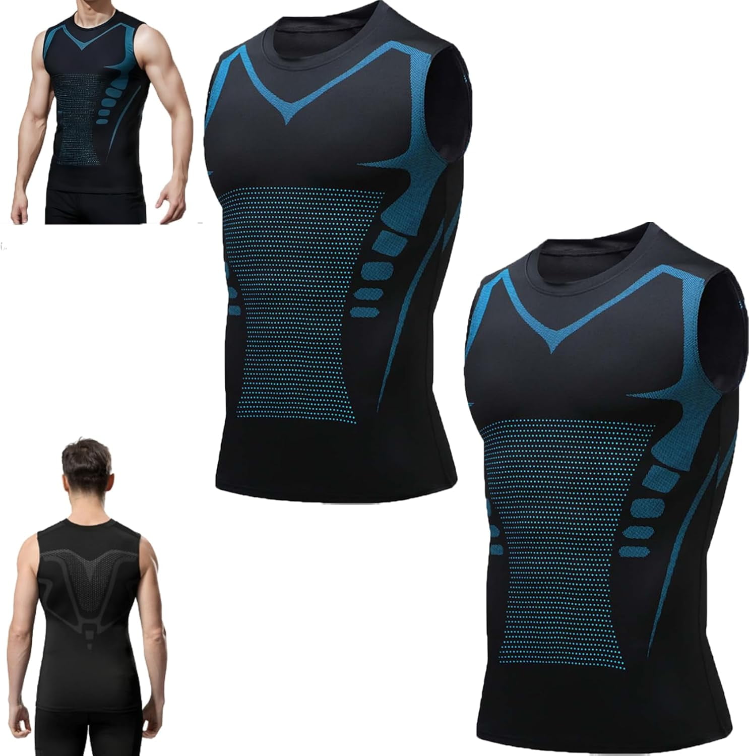Evolv V Boost Men Shirt, 2025 Upgraded Men Compression Shirt ...