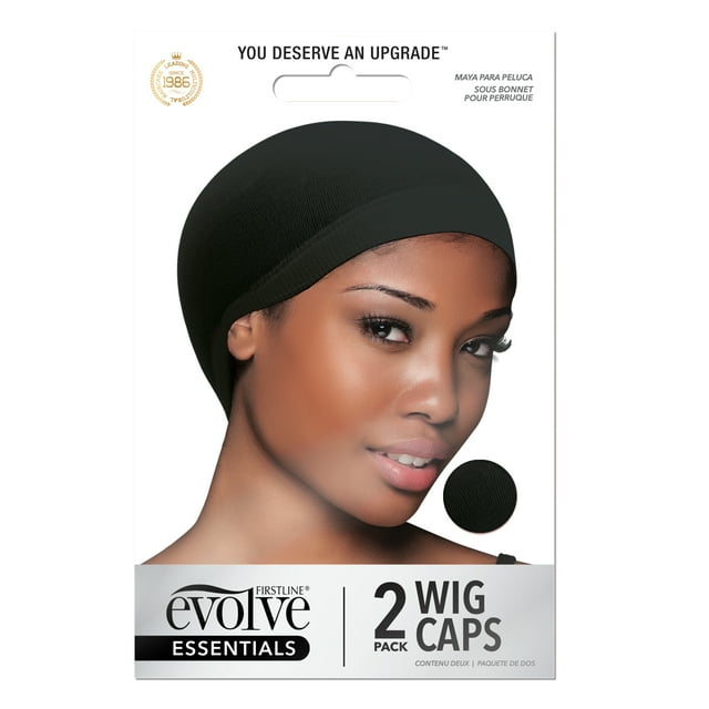 Evolve Wig Cap Black - Walmart.com