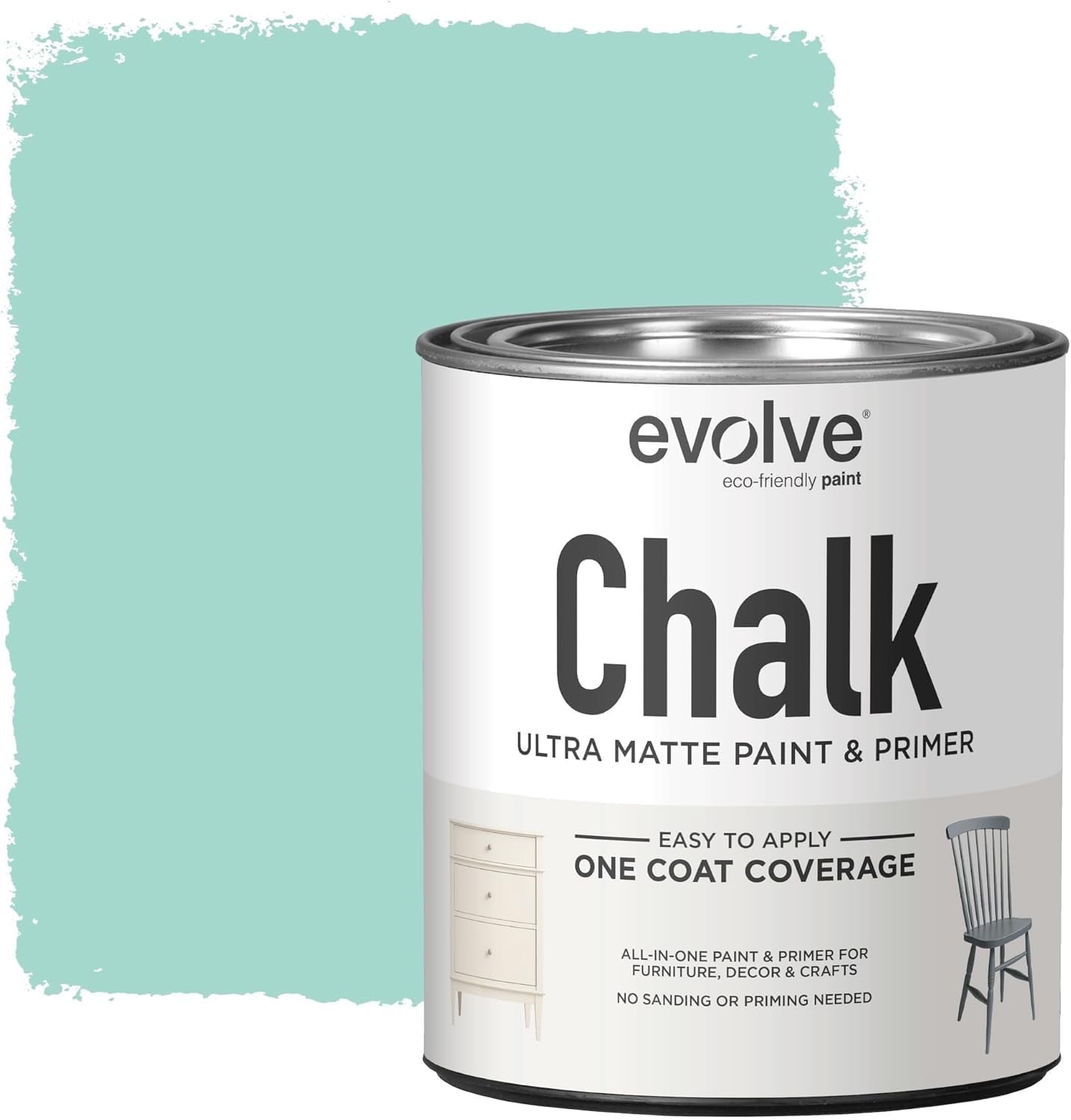 Evolve Ultra Matte Chalk Paint, Eco-Friendly Paint and Primer ...
