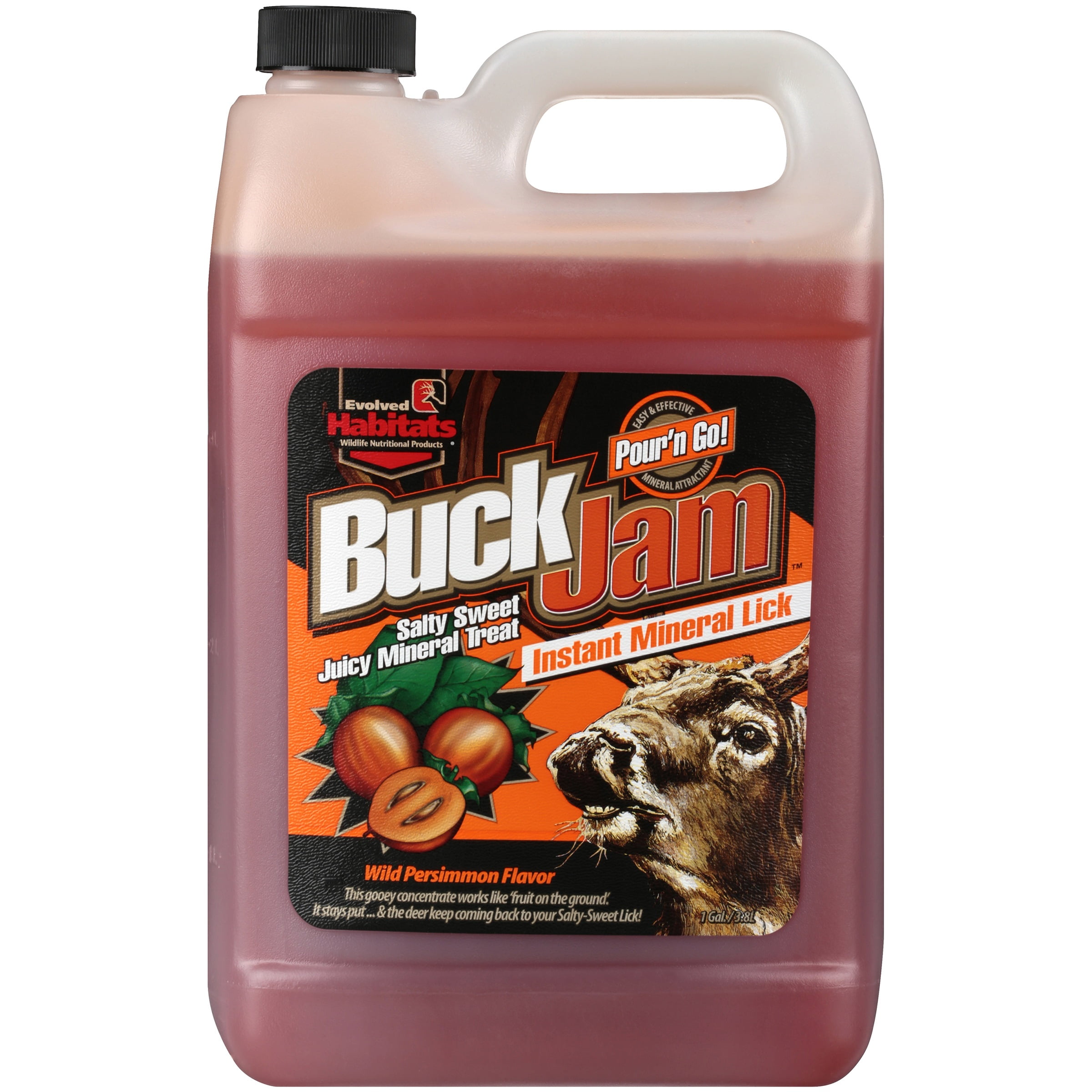 Buck Jam Wild Persimmon Flavored Salty Sweet Liquid Deer Attractant ...