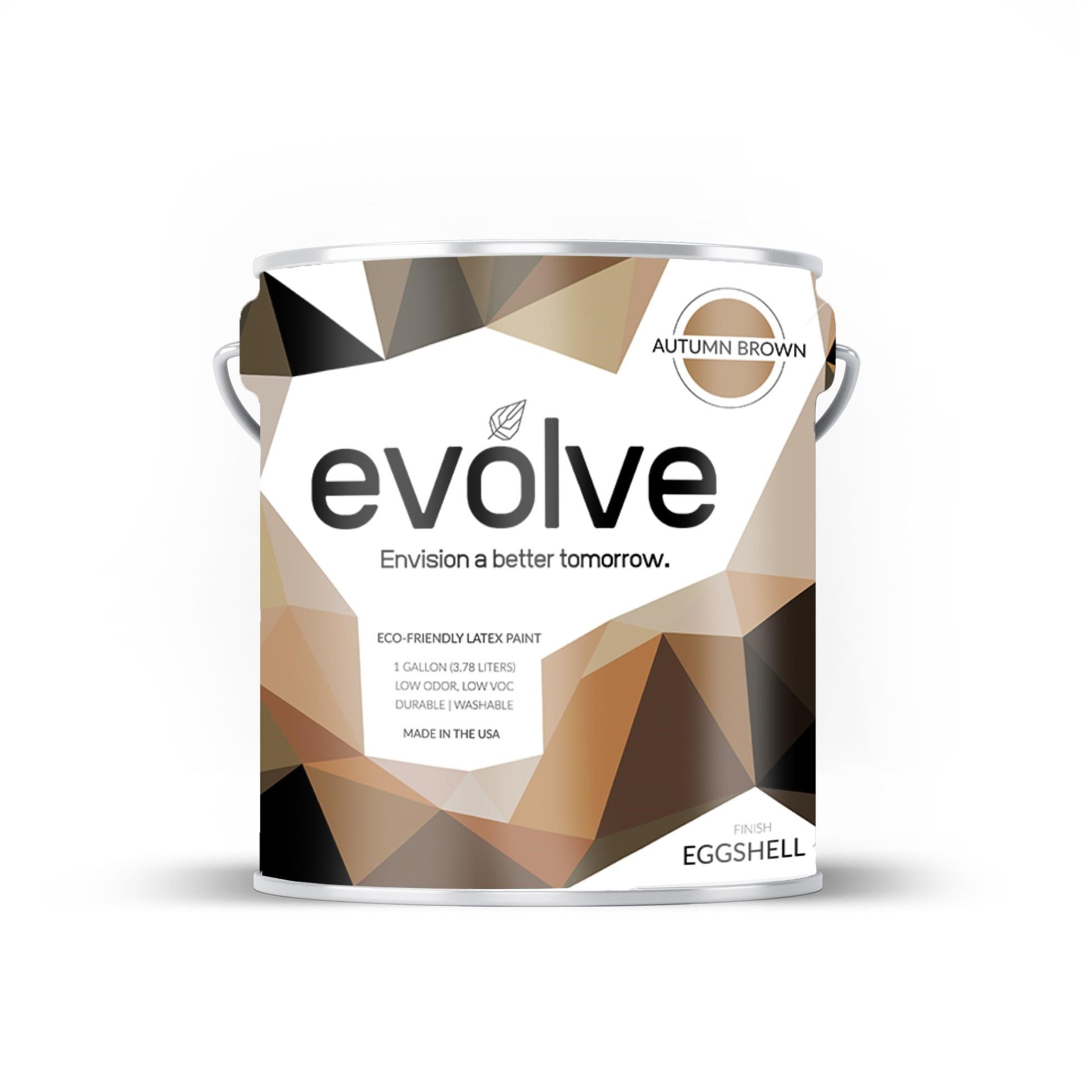 Evolve Interior Exterior Latex Eggshell Finish Autumn Brown (1G) - Walmart.com